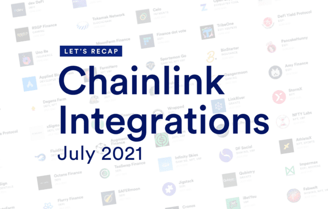 July 2021 Recap: Chainlink Announces Record-Breaking 62 New ...