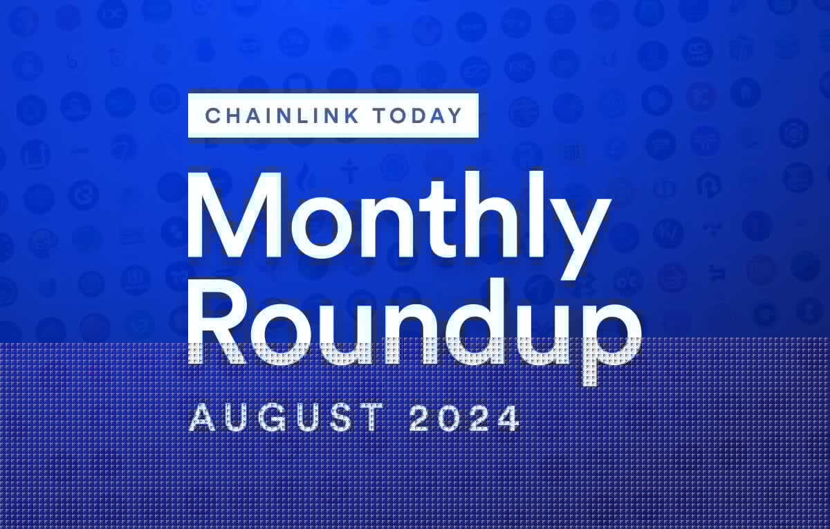 August 2024 Recap: Chainlink Named Launch Partner For Soneium L2, CCIP ... August 2024 Recap: Chainlink Named Launch Partner For Soneium L2, CCIP ...