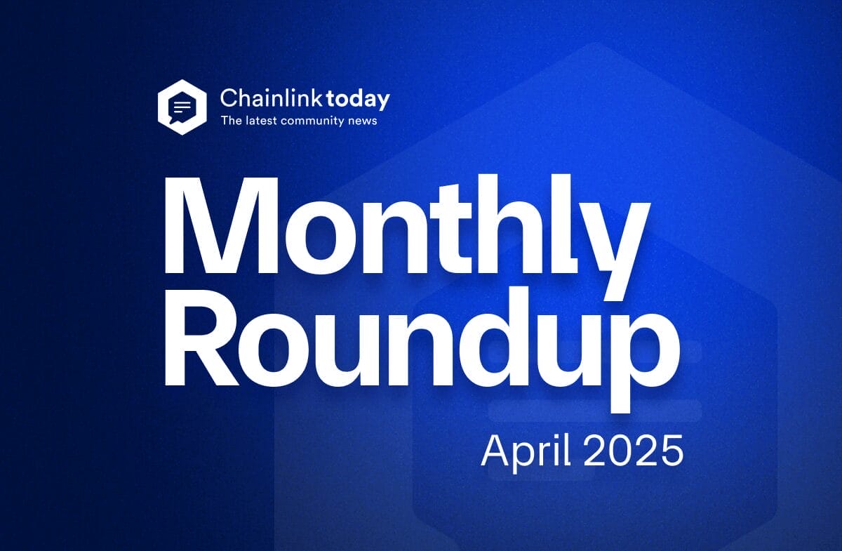 April 2025 Recap: PayPal Adds Chainlink, Ronin Completes CCIP Migration ... April 2025 Recap: PayPal Adds Chainlink, Ronin Completes CCIP Migration ...